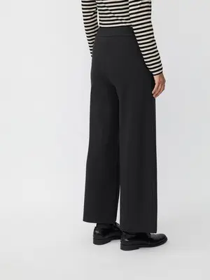 MASAI COPENHAGEN Mapaxora Cropped Wide Leg Pants - Black