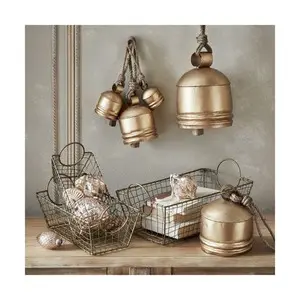 TAG Classic Artisan Xl Gold Bell Decorative Holiday Object