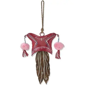 TAG Gnomie Hannah Bell Decorative Holiday Bell Multicolor Iron - Multicolored