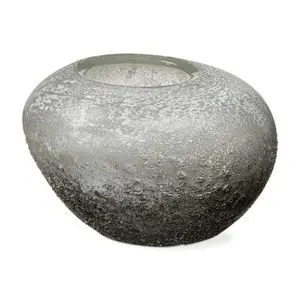TAG Swell Art Glass Vase Decorative Novelty For Summer Decor - Gray