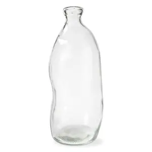TAG Pismo Tall Recycled Glass Vase Decorative Glass - Clear