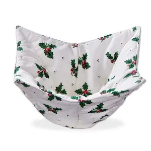 TAG Vine Holly Bowl Cozy Christmas Serving Potholder Multi - White