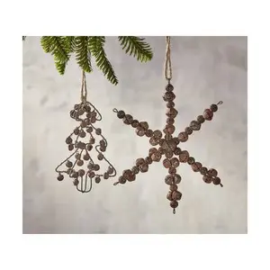 TAG Iron Bell Tree Ornament For Christmas Decor Dust Clean