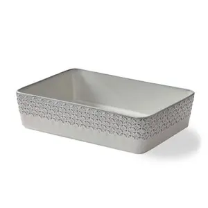 TAG Bistro Large Rectangular Baking Dish Oven Safe - Grey