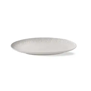 TAG Vista Oval Small Serving Platter Dishwasher Safe Serveware - Grey