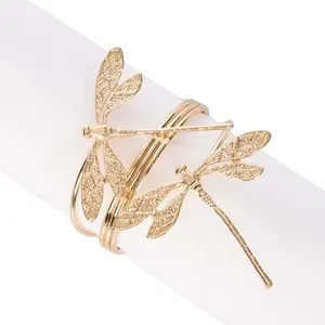 C&F HOME Dragonflies Tabletop Set Of 4 Napkin Rings
