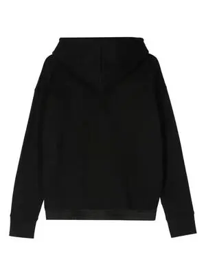 Saint Laurent Logo-embroidered Cotton Hoodie