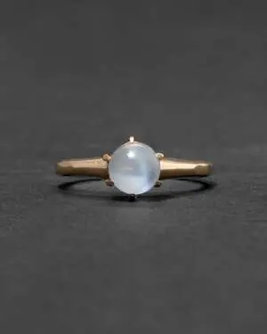 Alexis Bittar Antique Victorian 10k Ring With Moonstone - Gold