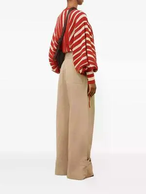 Zimmermann Striped Bow Rebellion Sweater
