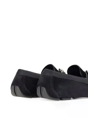 FERRAGAMO Gancini-embellishment Loafers - Blue