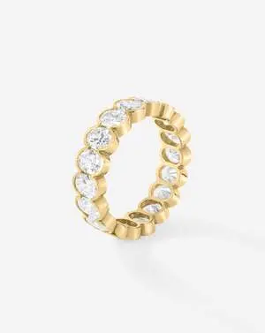 Ring Concierge The Edge Oval Lab Diamond Eternity Band