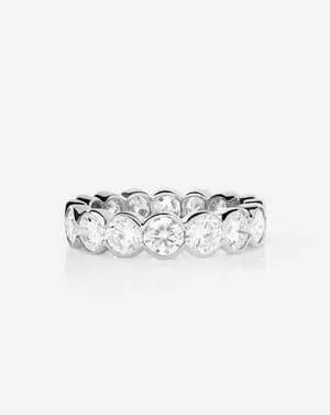 Ring Concierge The Edge Round Lab Diamond Eternity Band - Platinum