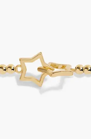 A LITTLES & CO A Little 'always My Sister' Bracelet - Metallic Gold