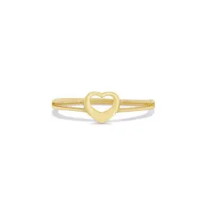 THE LOVERY FINE JEWELRY 14k Open Heart Ring - Yellow Gold