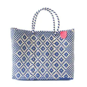 TIN MARIN Mixte Medium Woven Crossbody Bag - Blue