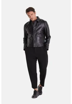 FURNIQ UK Hugo Leather Jacket