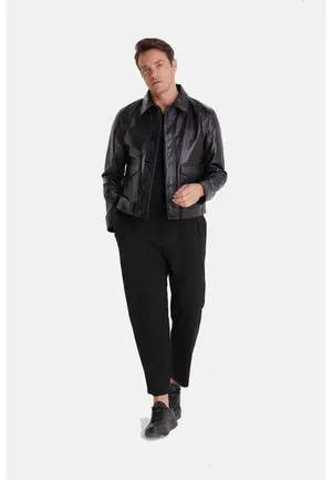 FURNIQ UK Hugo Leather Jacket