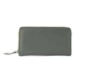 TIN MARIN Camila Large Leather Wallet - Olive Green
