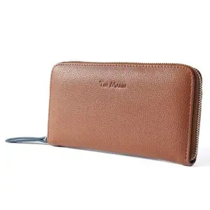 TIN MARIN Camila Large Leather Wallet - Tan