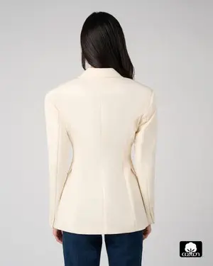 WeWoreWhat Double-breasted Cinched Waist Blazer