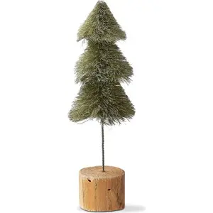 TAG Small Light Sisal Tree Sculpture Holiday Decor - Green