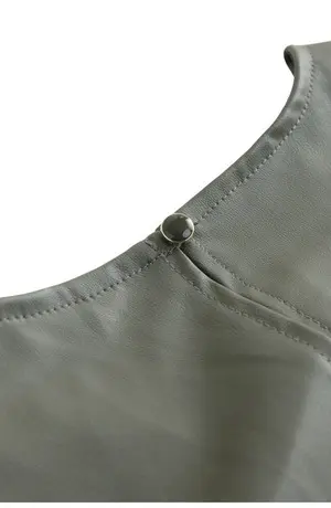 NEXT Coated Boxy T-shirt - Green