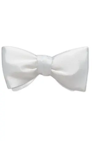 BEAU TIES OF VERMONT Silk Charmeuse Bow Tie - Freestyle