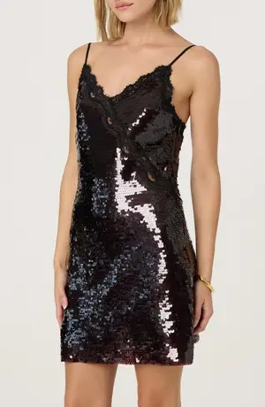 Astr The Label Lexy Sequin Mini Dress