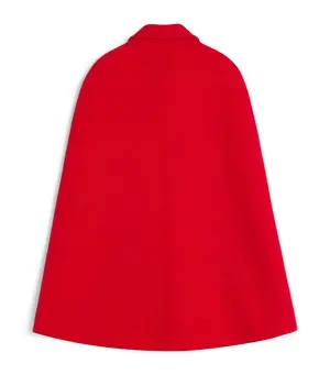 Valentino Garavani Wool-silk Cape