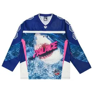 PALACE No Bitin' Hockey Jersey - Blue