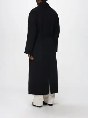 TOM FORD Belted Wool Coat - Black