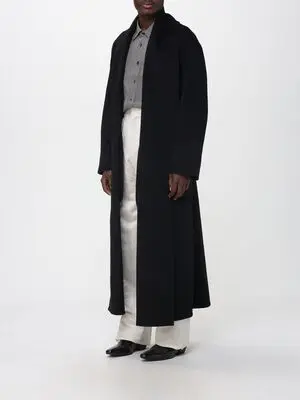 TOM FORD Belted Wool Coat - Black