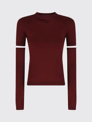 Federica Tosi Ribbed Knit One-shoulder Top - Red