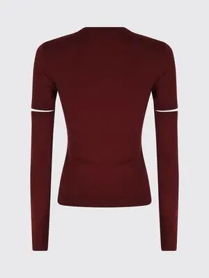 Federica Tosi Ribbed Knit One-shoulder Top - Red