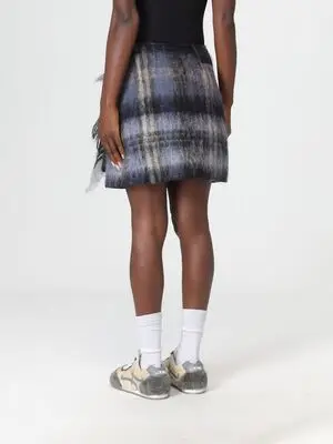 Loewe Plaid Skirt - Blue