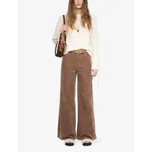 Zadig&Voltaire Lace-sleeve Wool And Cashmere-blend Jumper - Ecru