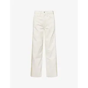 Rag & Bone Logan Spliced Wide-leg Denim Jeans