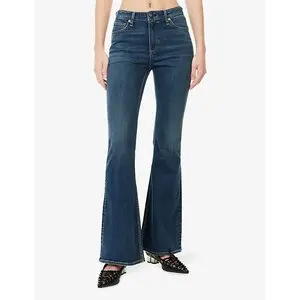Rag & Bone Dahlia Flared Stretch-denim Blend Jeans