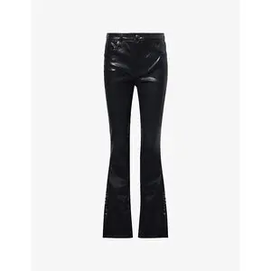 Rag & Bone Dahlia Flexi Coated Denim Trousers