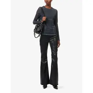 Rag & Bone Dahlia Flexi Coated Denim Trousers