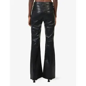 Rag & Bone Dahlia Flexi Coated Denim Trousers