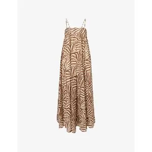 Zimmermann Wanderlust Cotton Maxi Dress - Zebra