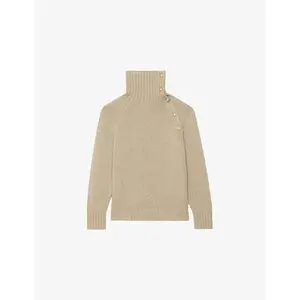 Zadig&Voltaire Mora Funnel-neck Cashmere Jumper