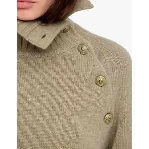 Zadig&Voltaire Mora Funnel-neck Cashmere Jumper