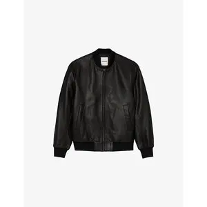 Sandro Regular-fit Leather Jacket
