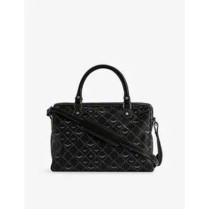 Zadig&Voltaire Monogram Faux-leather Shoulder Bag