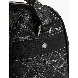 Zadig&Voltaire Monogram Faux-leather Shoulder Bag