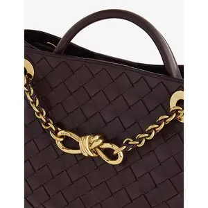 Bottega Veneta Andiamo Chain Small Leather Tote Bag