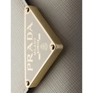 Prada Saffiano Leather Mini Bag - Neutral