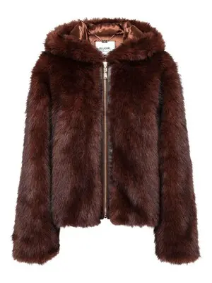 BLUGIRL Faux Fur Hooded Jacket
